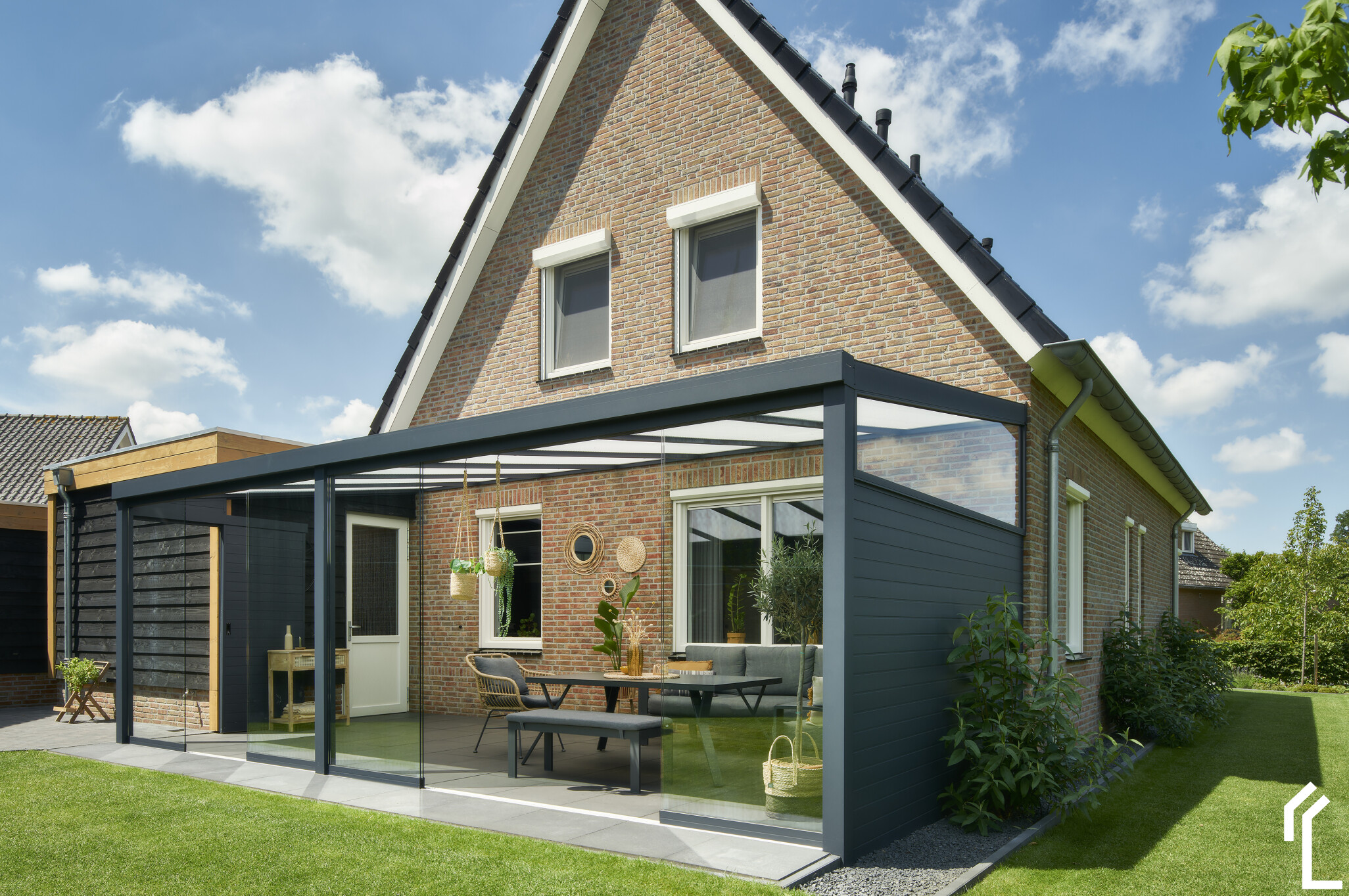 Zijwand overkapping zelf maken | Solundo